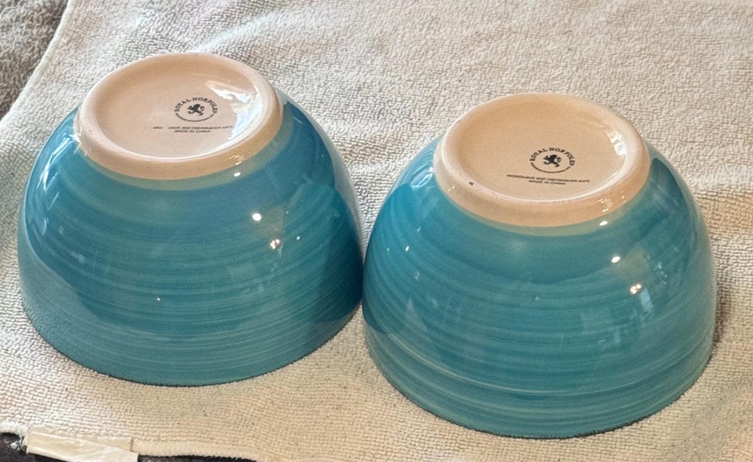 Two Royal Norfolk Bowls - Etsy