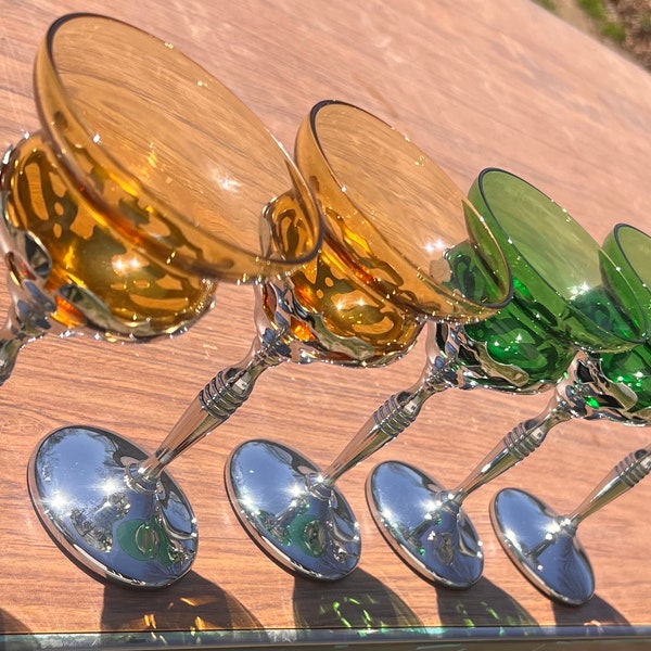 Vintage Wine Glasses - Etsy
