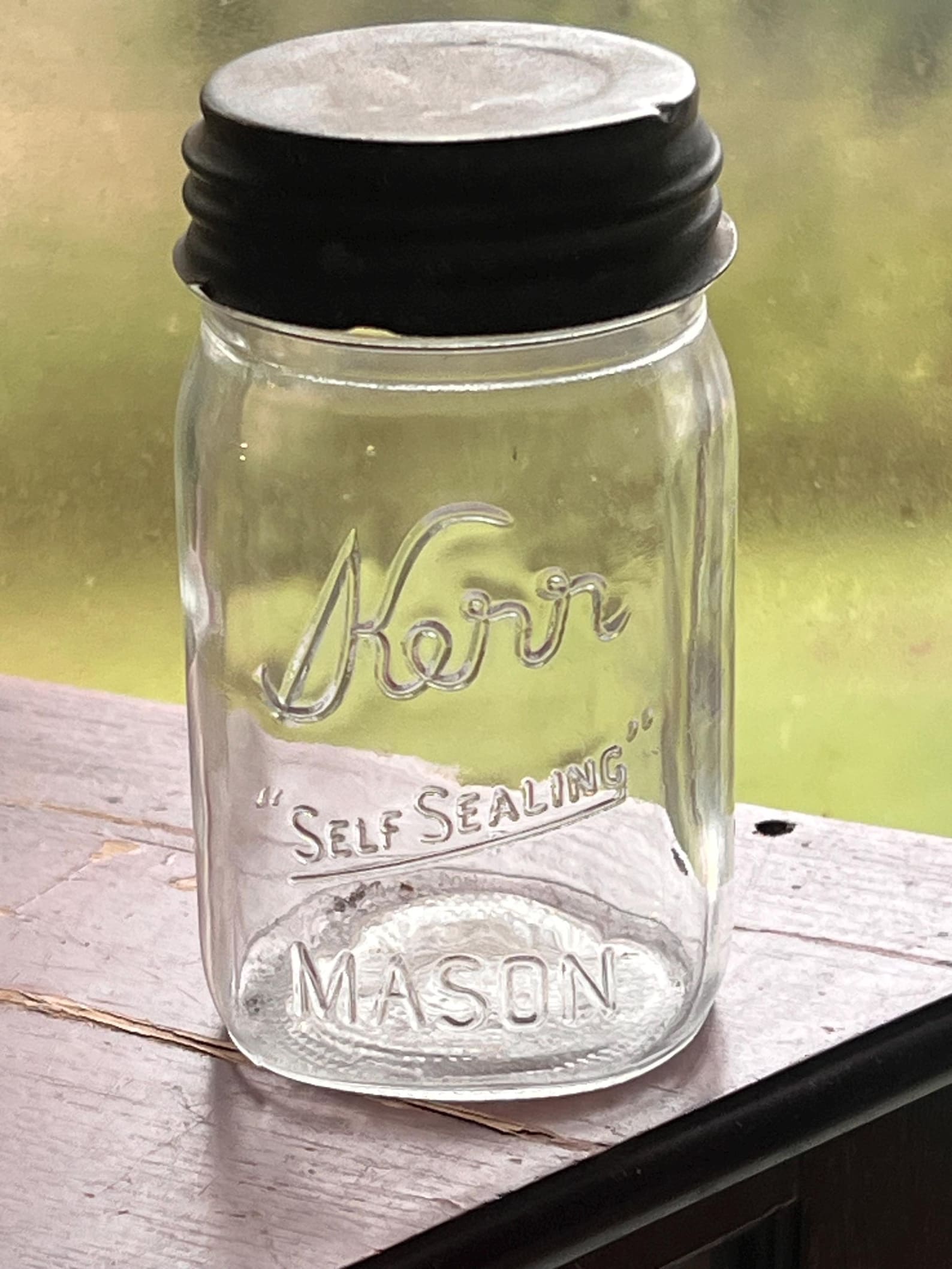 Vintage Kerr Self Sealing Pint Mason Jar With Zinc Lid - Etsy