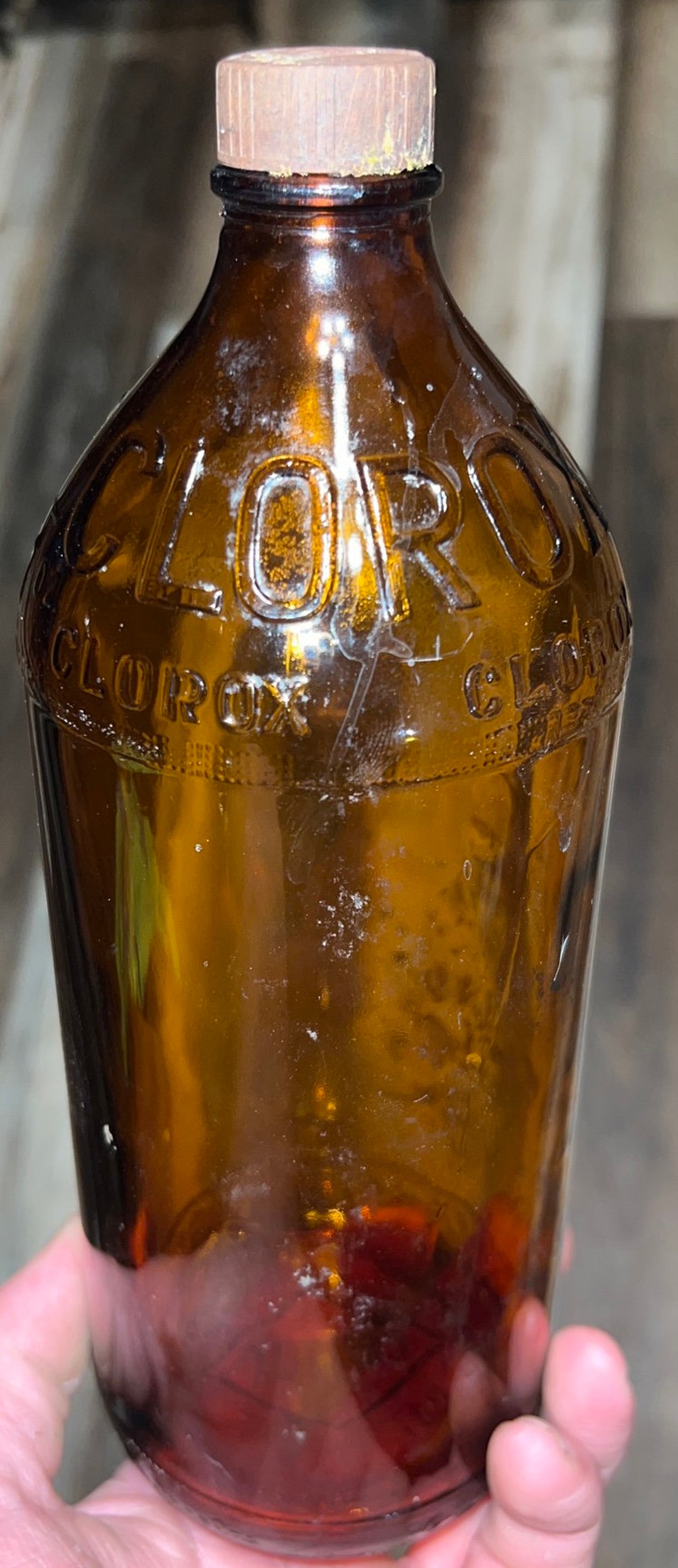 Vintage 32 Oz Clorox Bottle With Lid - Etsy