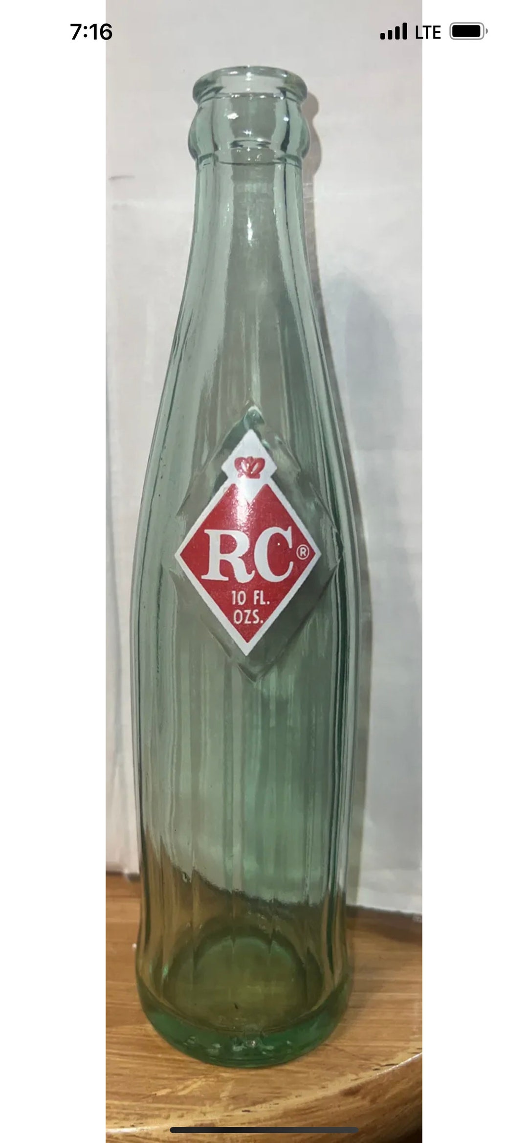 Vintage Acl RC Cola Bottle - Etsy