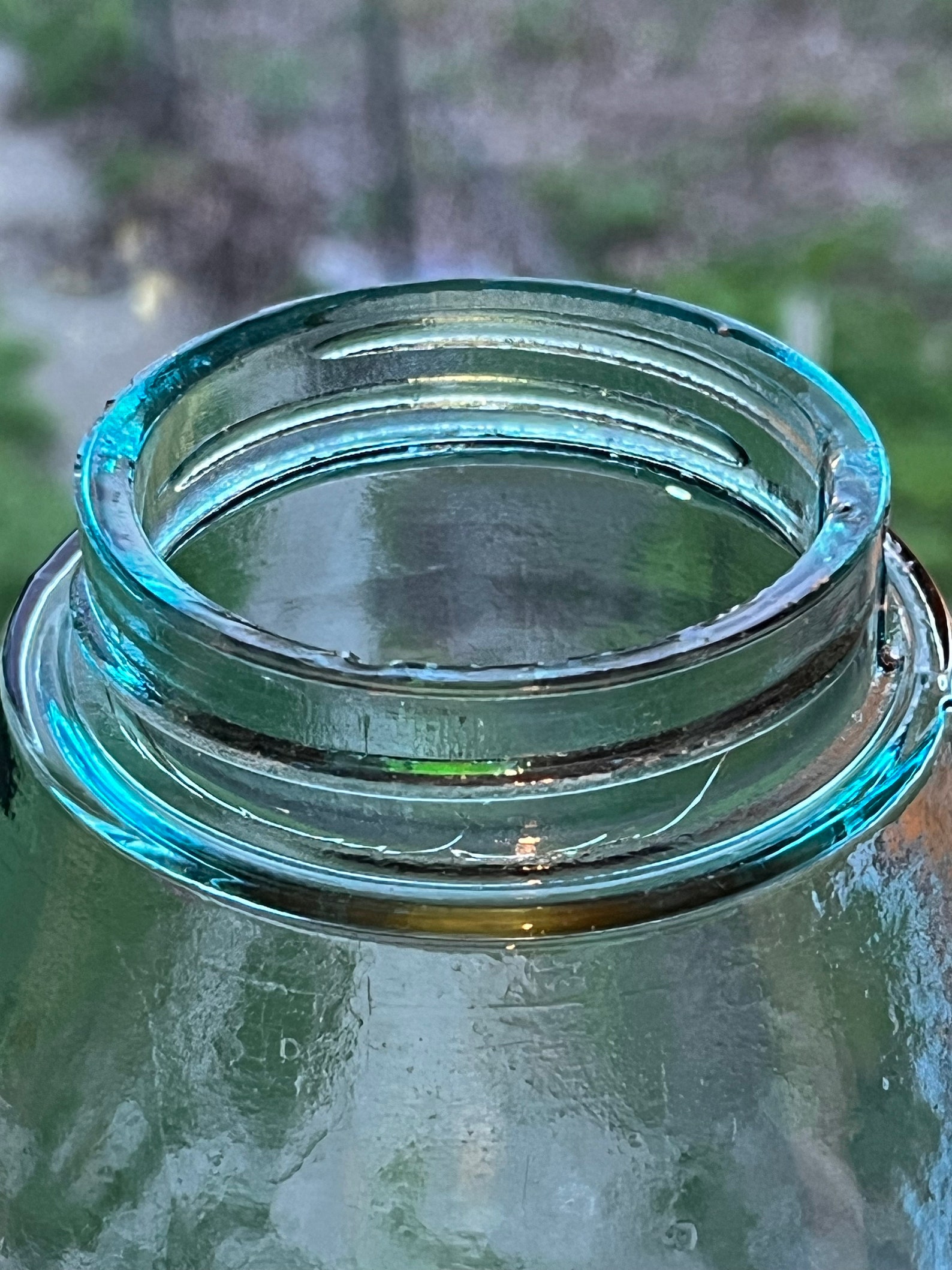 Antique 1900-1910 Blue Aqua Half Gallon Ball Mason Jar. - Etsy