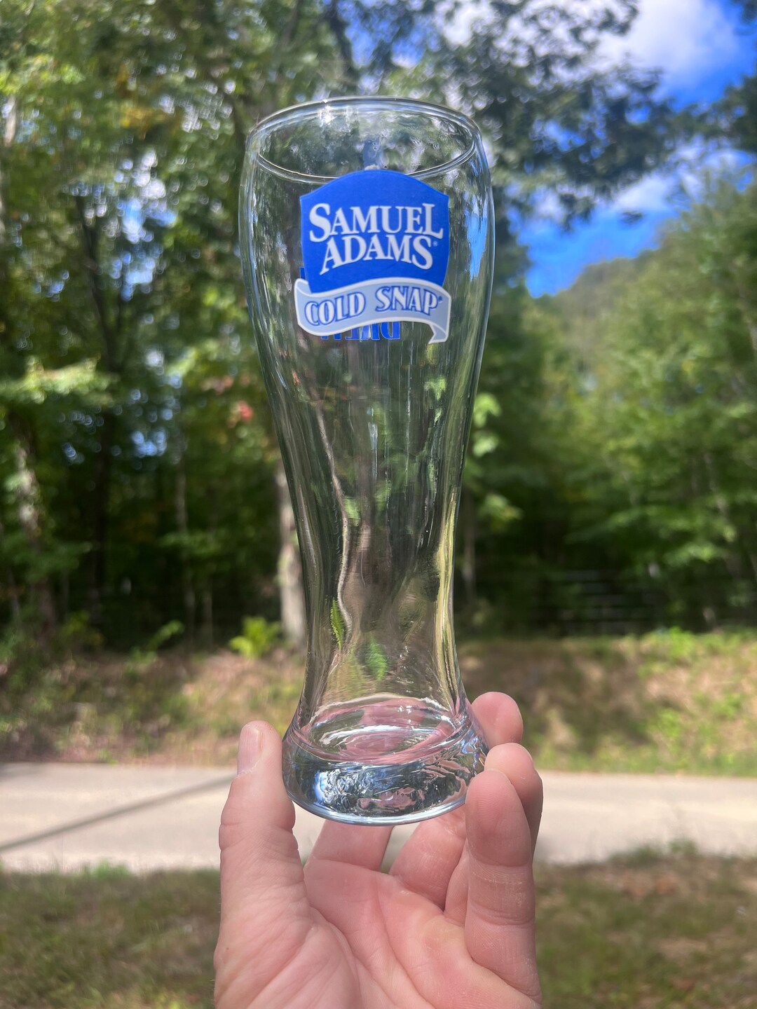 Samuel Adams Cold Snap Seasonal Brew Beer Glass - Etsy