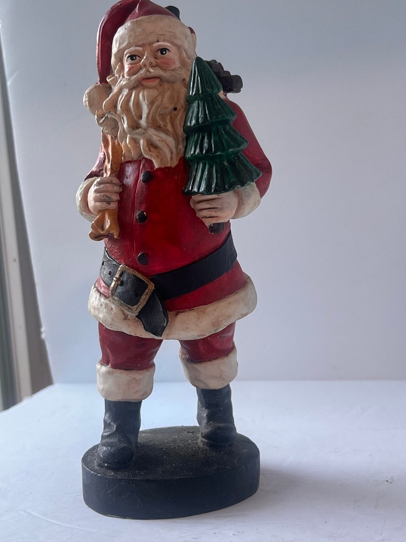 Vintage Santa Claus Figurine - Etsy