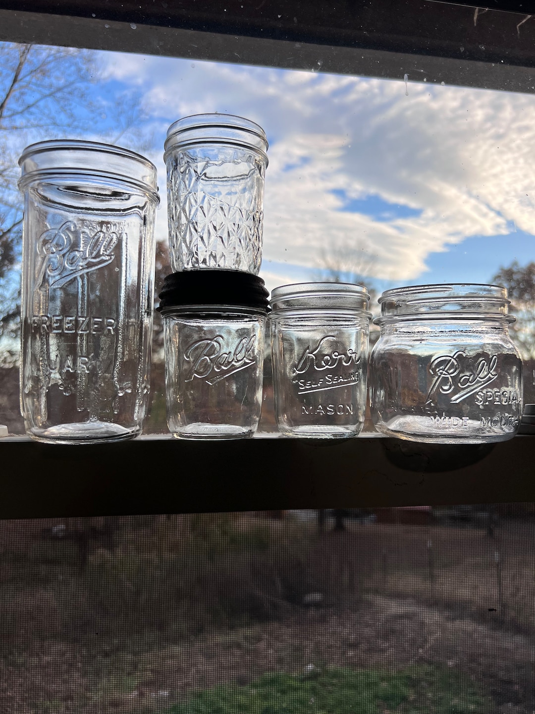 Vintage Ball and Kerr Jars. 5 Jars - Etsy