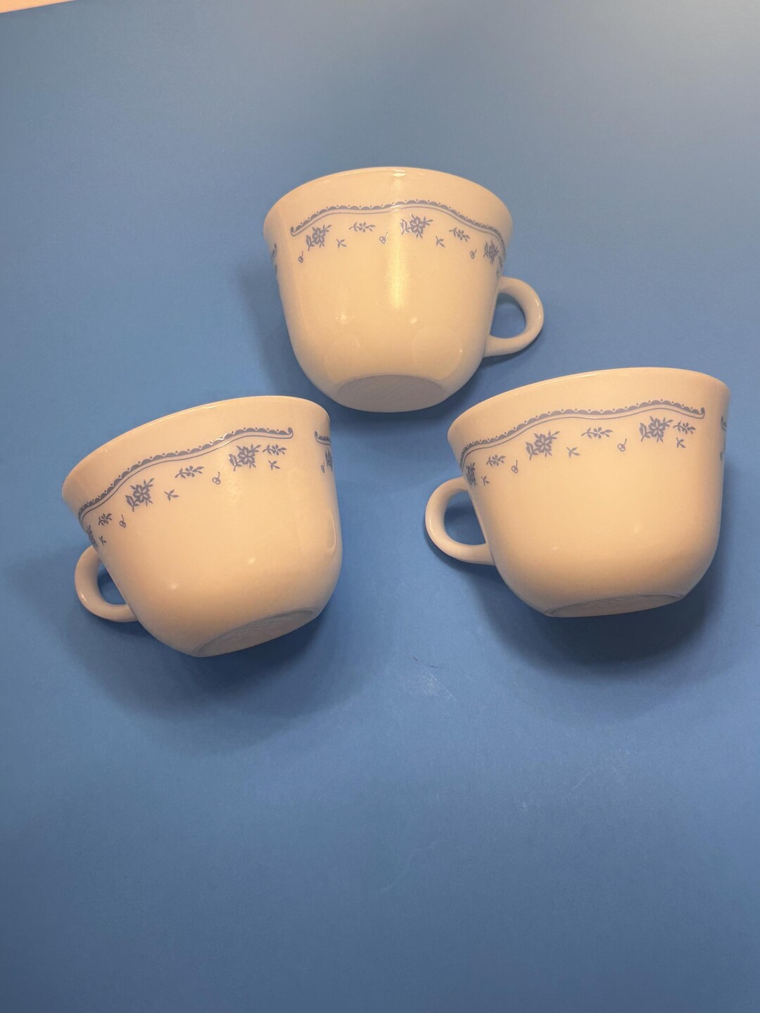 Vintage Set of 3 Corningware Coffee Cups - Etsy