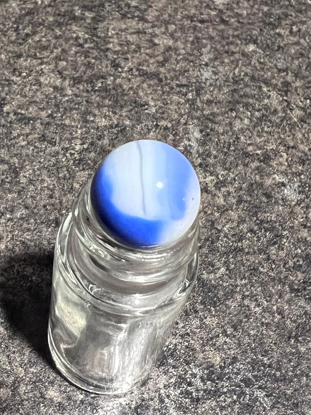 A Nice Vintage Blue and White Patch Marble - Etsy