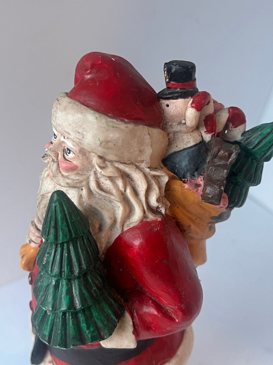 Vintage Santa Claus Figurine - Etsy