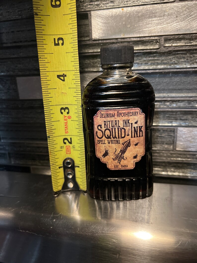 Squid Ink Bottle - Etsy