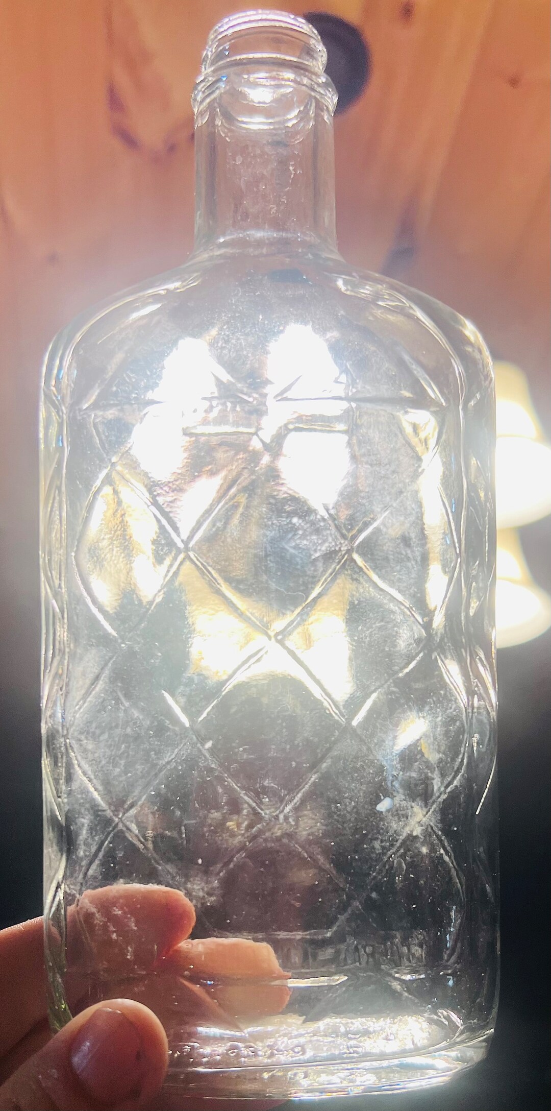 Beautiful One Pint Whiskey Bottle. Vintage - Etsy