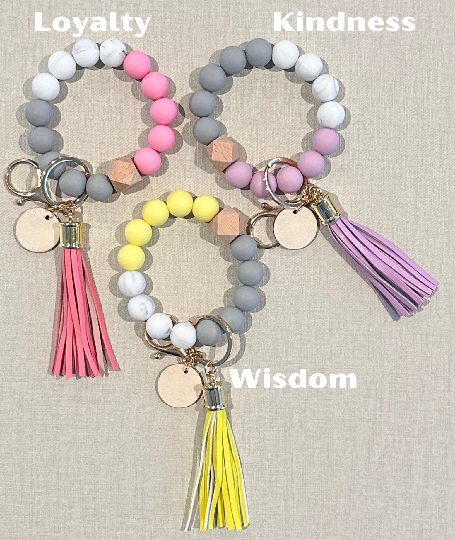 Wristlet Keychain, Keychain, Custom Keychain, Gift, Woman Wristlet ...