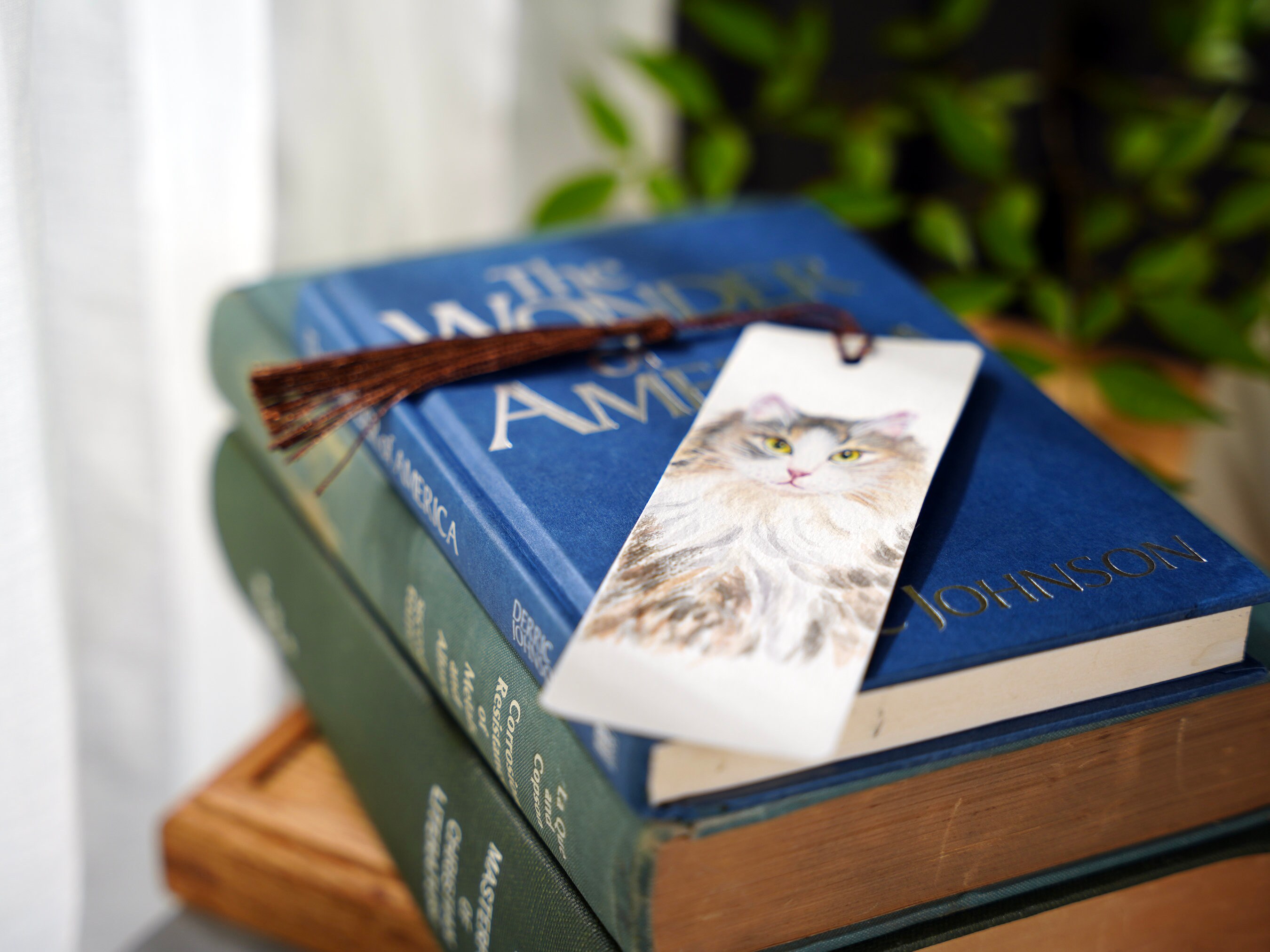 Custom Pet Portrait Bookmark: Personalized Watercolor Cat & Dog ...