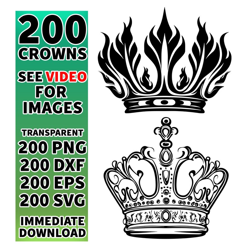 Queen Crown Svg - Etsy