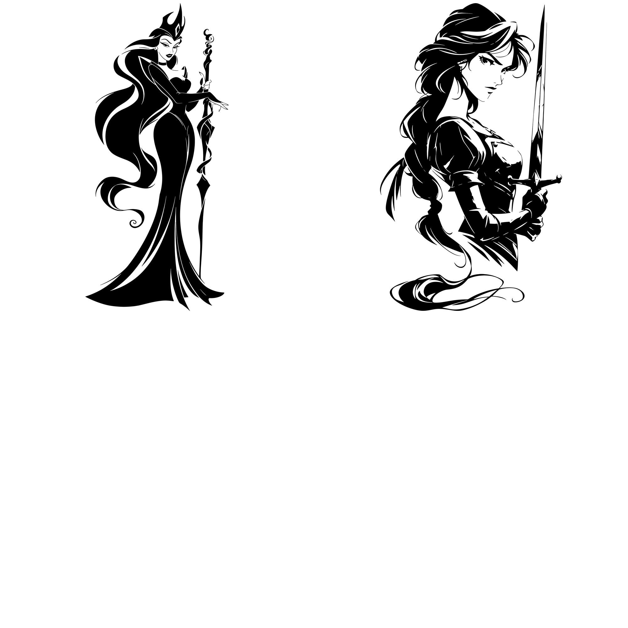 Bundle Princess Svg Digital Download Princess Instant Download Princess ...