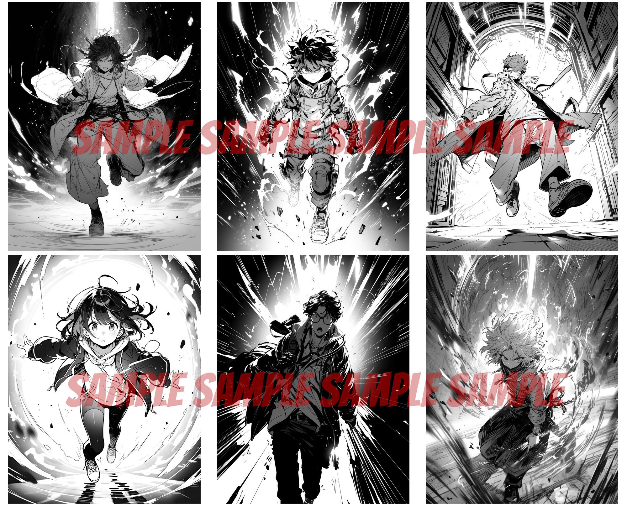 Action Manga Coloring Pages, Action Anime Coloring Pages, Adult ...