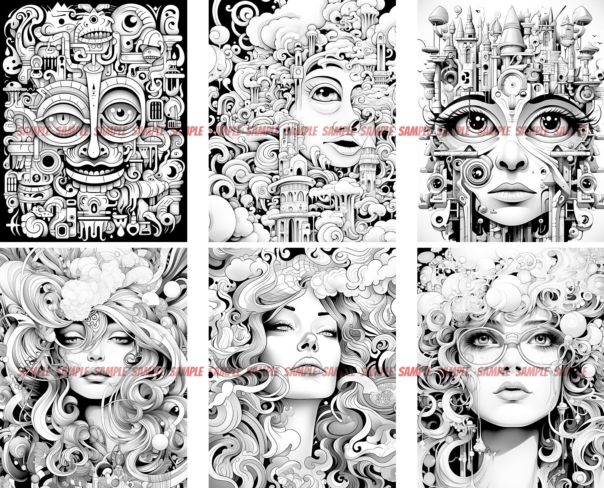 Printable Coloring Pages Bundle Coloring Download - Etsy