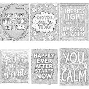 50 Motivation Coloring Pages | Inspirational Motivational Quotes ...