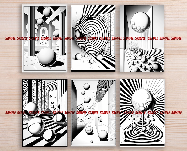 50 Marbles Coloring Pages - Etsy