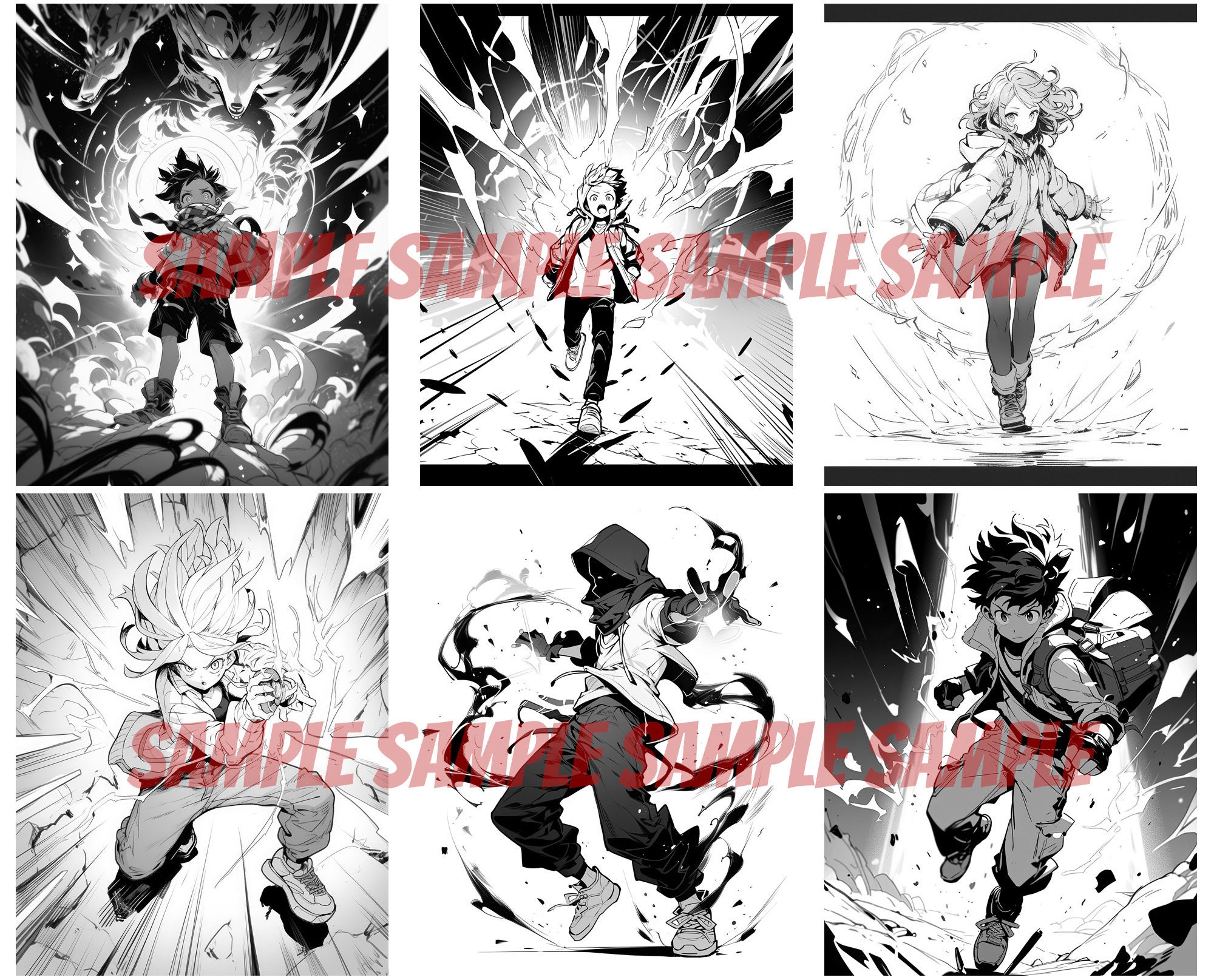 Action Manga Coloring Pages, Action Anime Coloring Pages, Adult ...