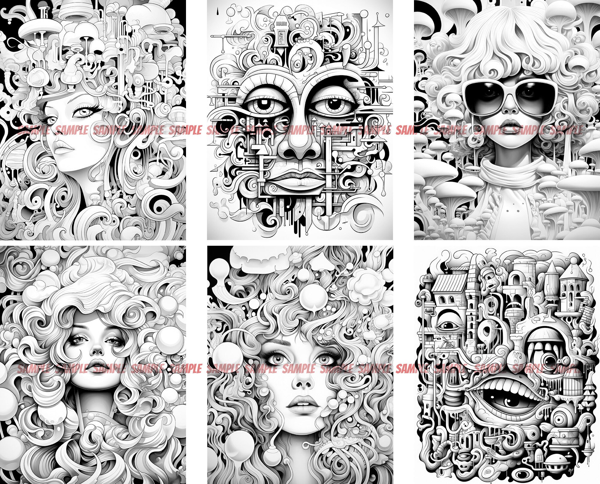 Printable Coloring Pages Bundle Coloring Download - Etsy