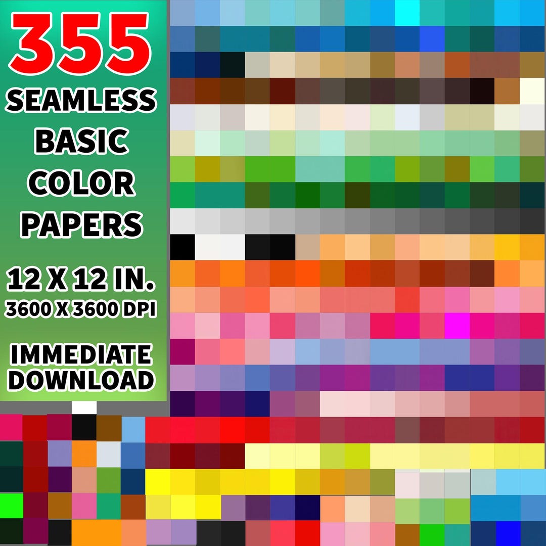 Digital Paper Collection: Mixed Color Textures (355 Jpgs, 12x12) - Etsy
