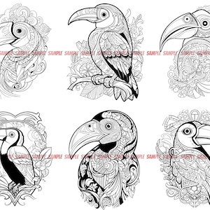 Beautiful Mandala Coloring Pages Bundle, Printable Coloring Pages ...