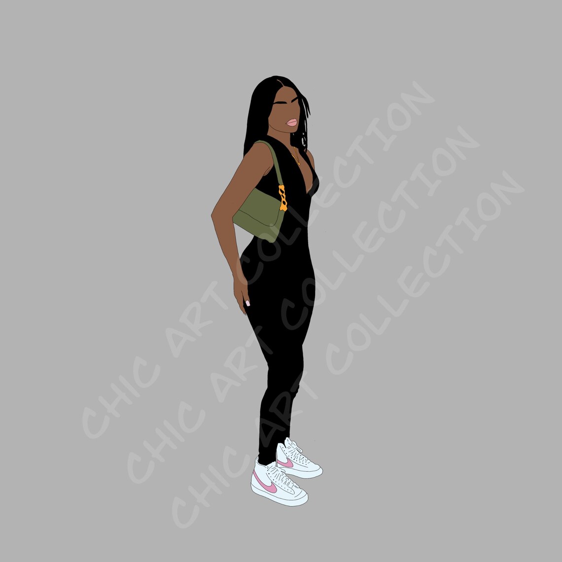 Black Woman Clipart, African American Woman Clipart, Black Woman Png ...