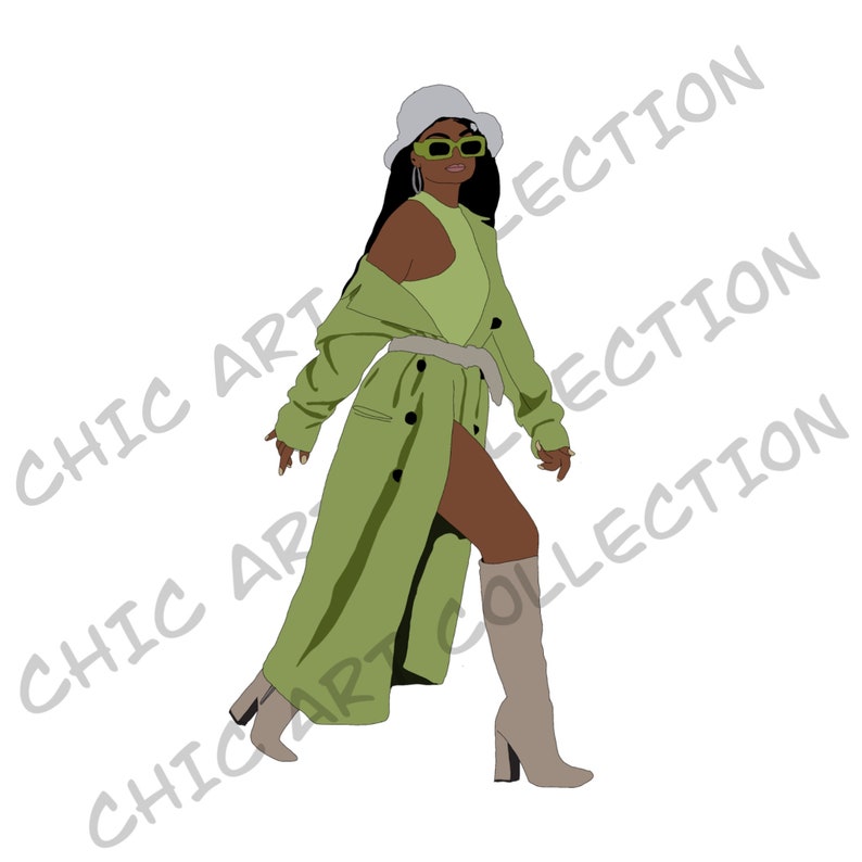 Black Woman Clipart, African American Woman Clipart, Black Woman Png ...