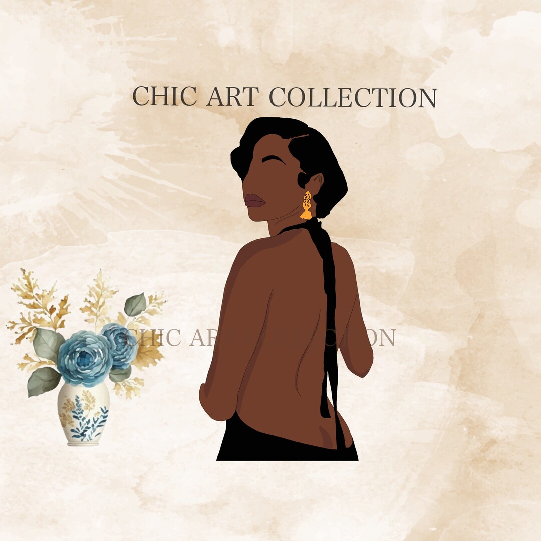 Black Woman Clipart, African American Woman Clipart, Black Woman Png ...