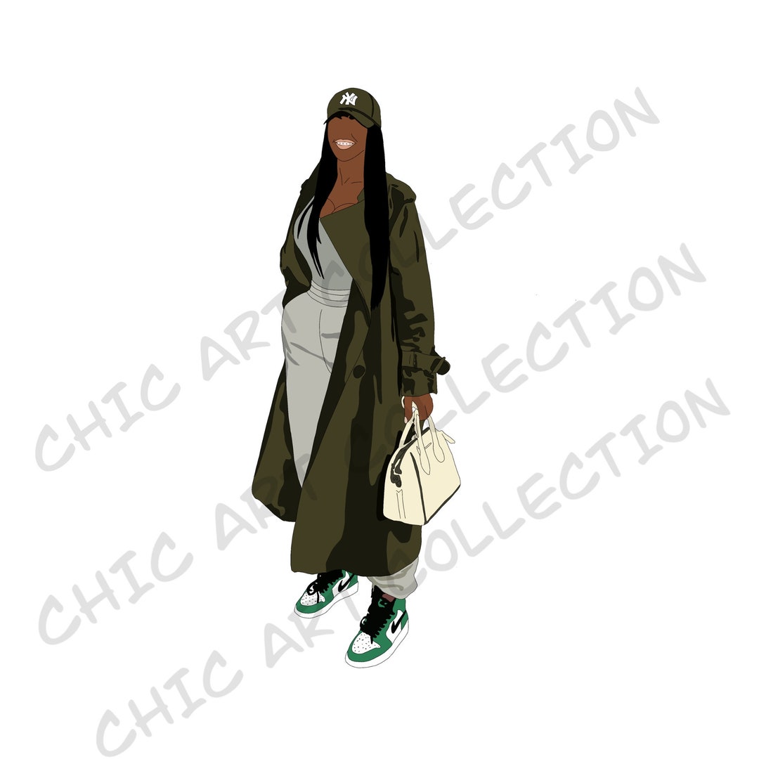 Black Woman Clipart, African American Woman Clipart, Black Woman Png ...