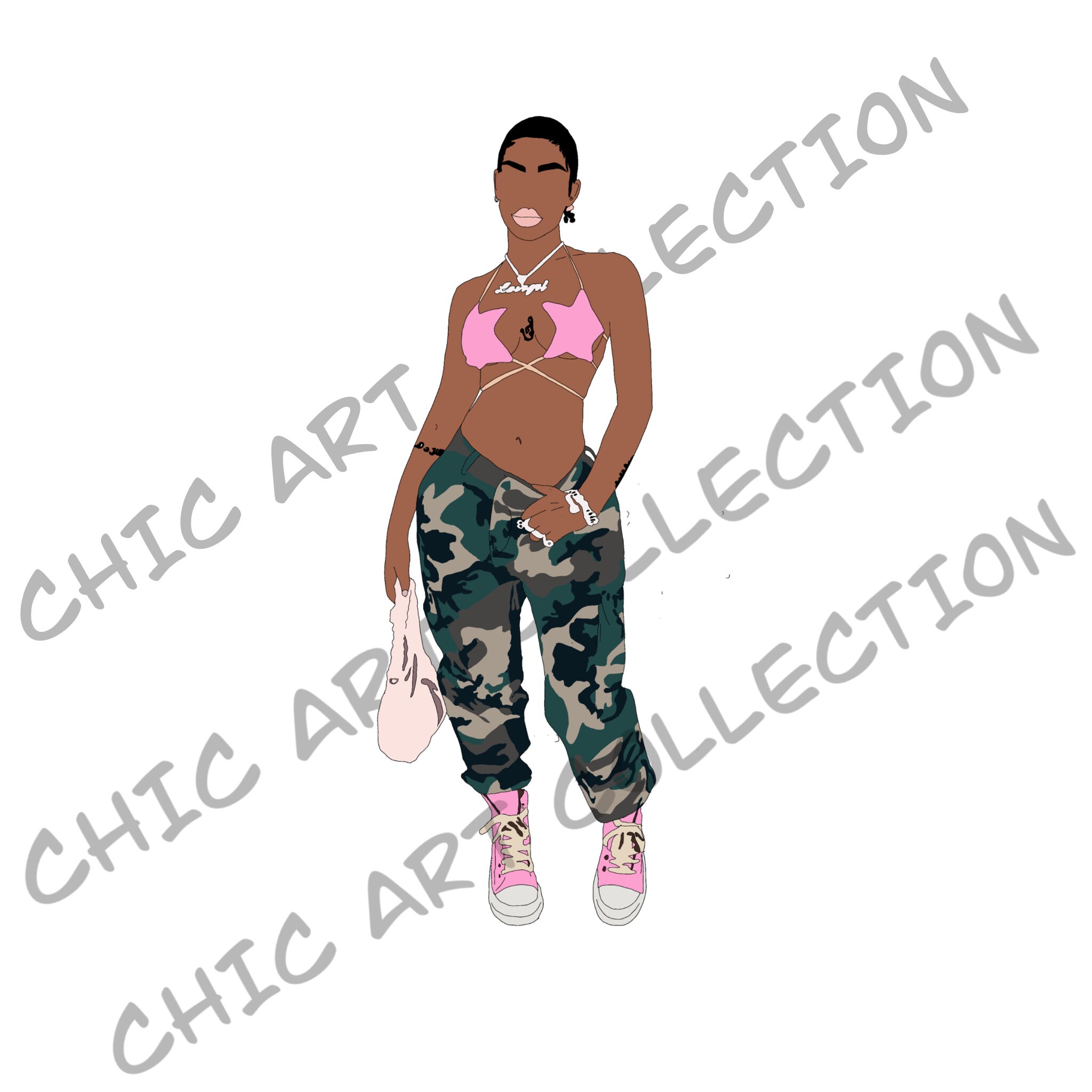 Black Woman Clipart, African American Woman Clipart, Black Woman Png, Fashion Girl Clipart ...