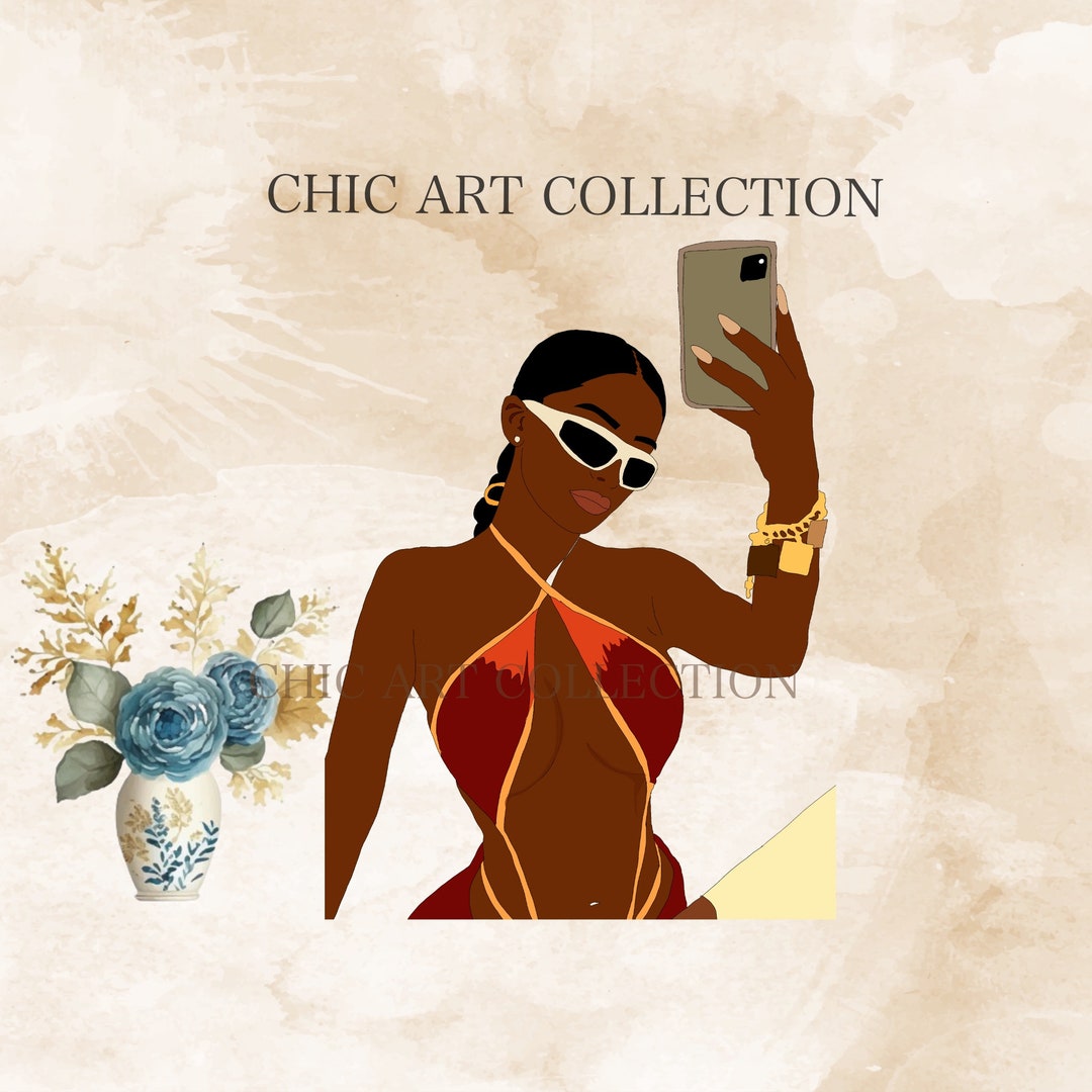 Black Woman Clipart, African American Woman Clipart, Black Woman Png ...