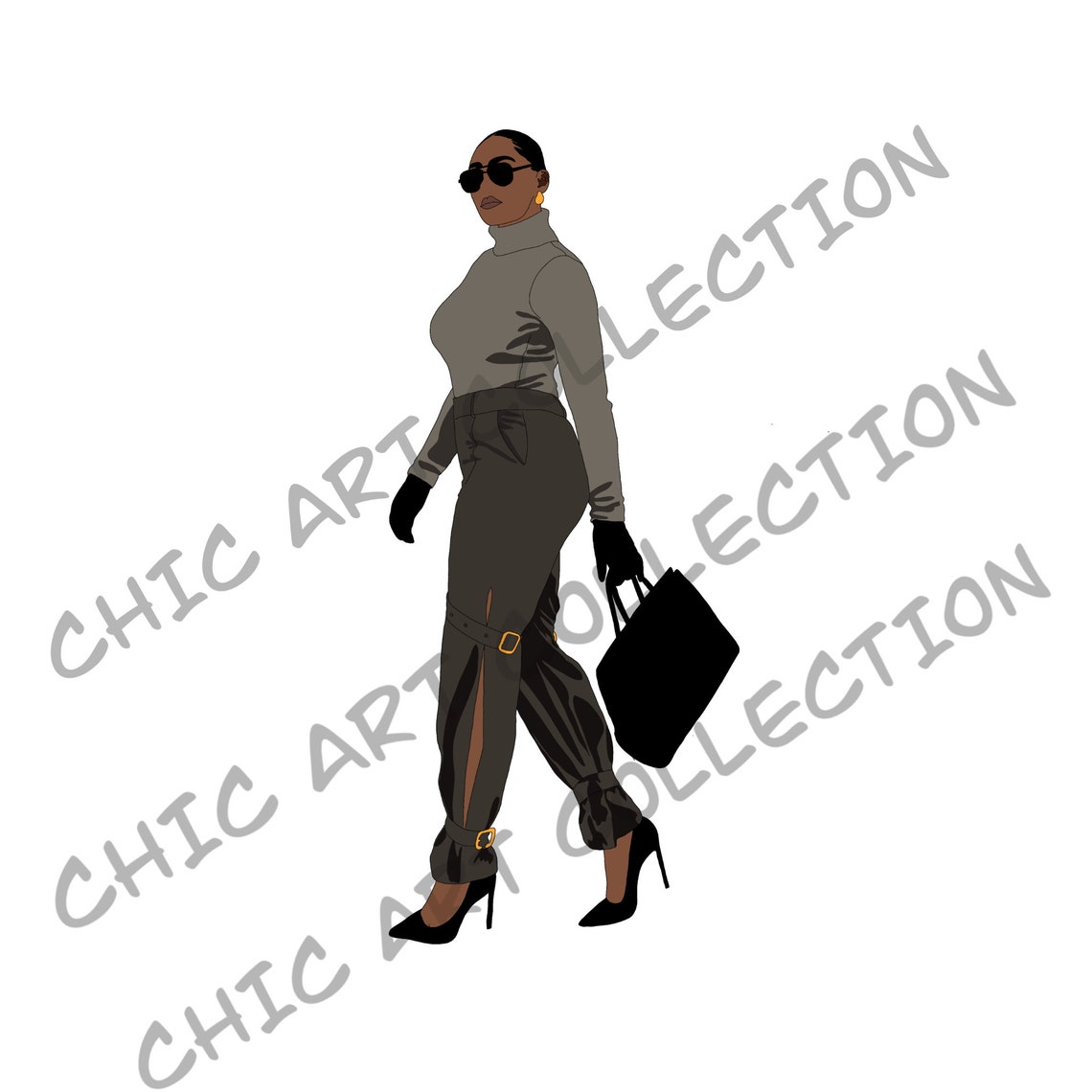 Business Black Woman Clipart, Boss Girl Clipart, Boss Clipart, Black ...