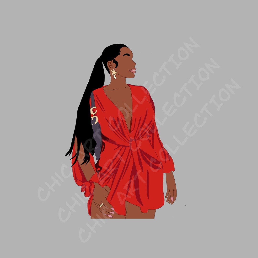 Black Woman Clipart, African American Woman Clipart, Black Woman Png ...