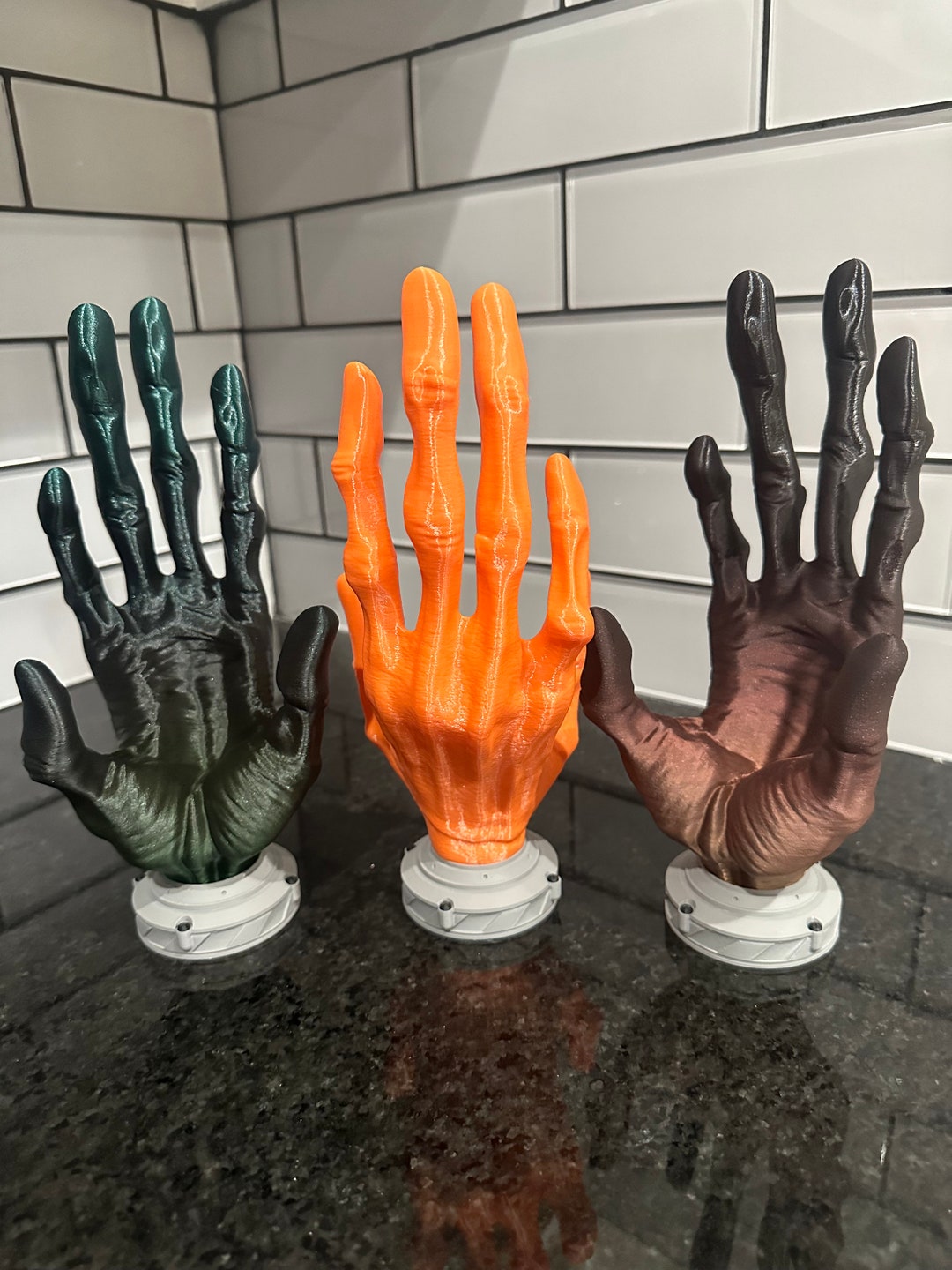 3D Printed Six Fingered Alien Hand - Etsy