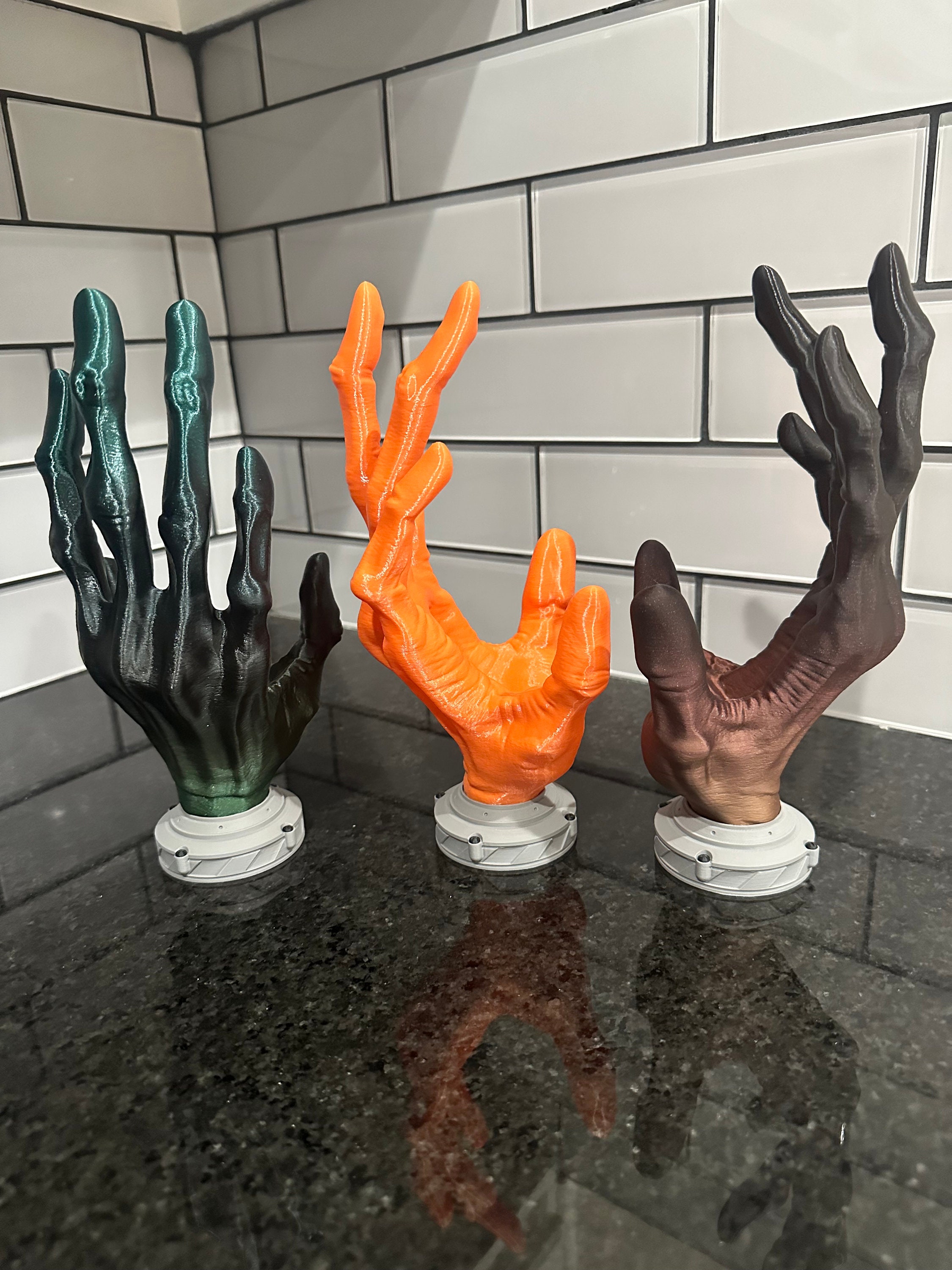 3D Printed Six Fingered Alien Hand - Etsy