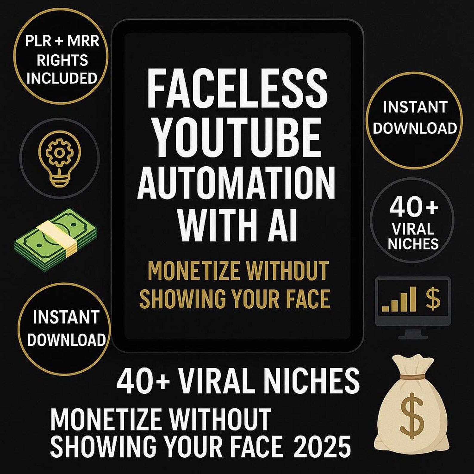 Faceless Youtube Automation With AI (2025) PDF Guide to Monetize ...