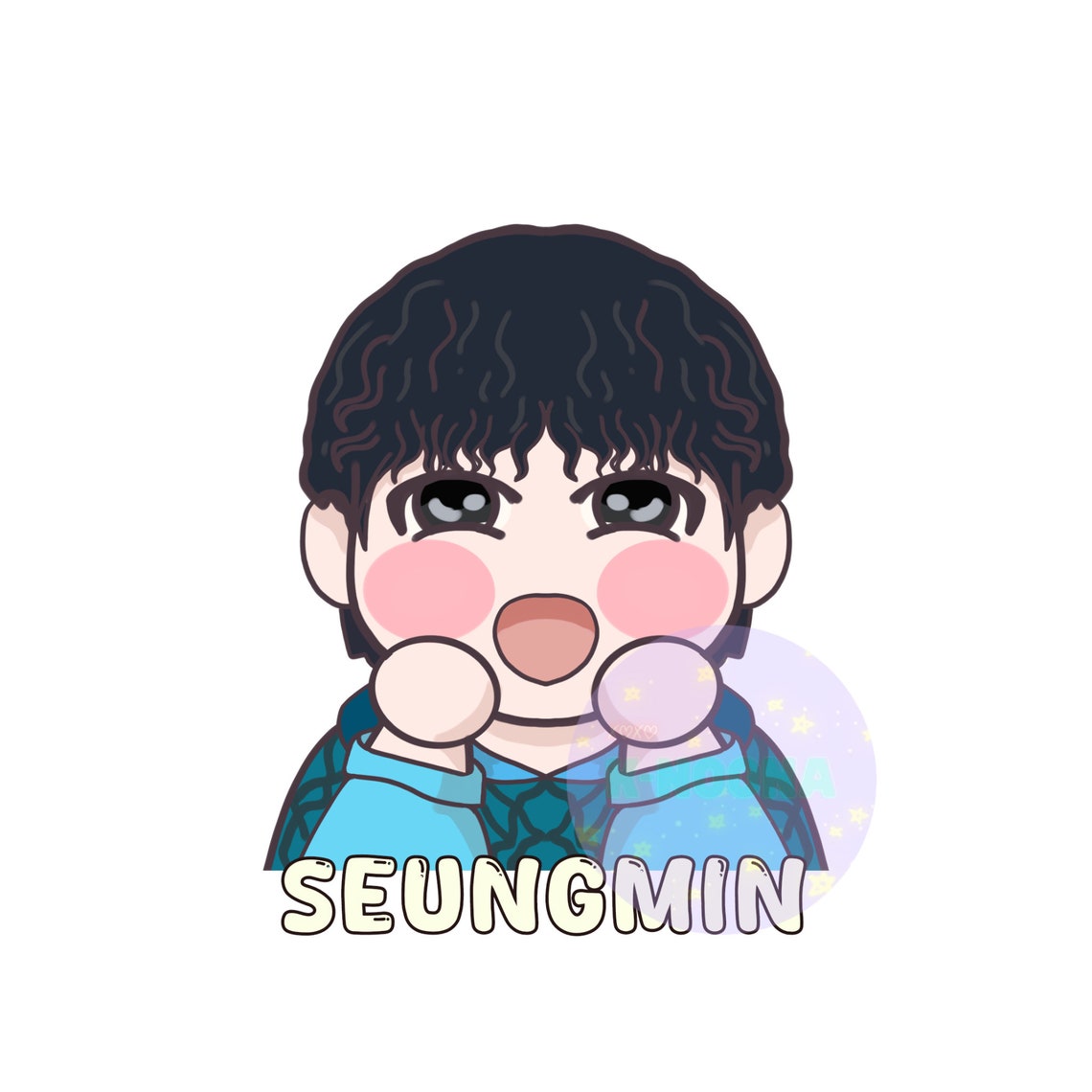 Stray Kids Inspired Chibi Art | Kawaii Stray Kids Fan Art | Digital ...