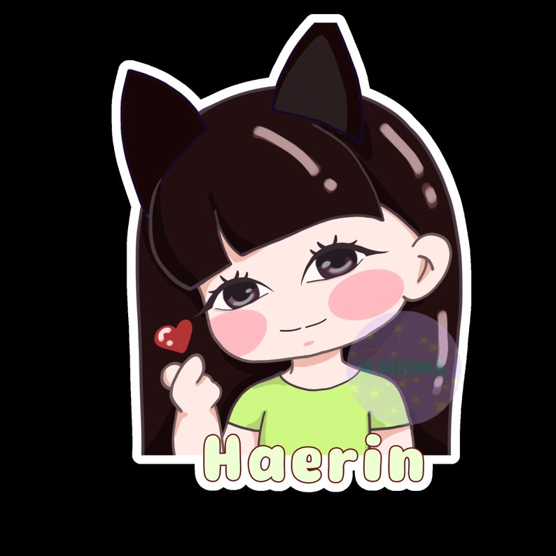 New Jeans Inspired Chibi Art | Kawaii New Jeans Fan Art | Digital Kpop ...