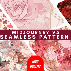 Midjourney Prompts Seamless Pattern, Midjourney Guide, Midjourney ...