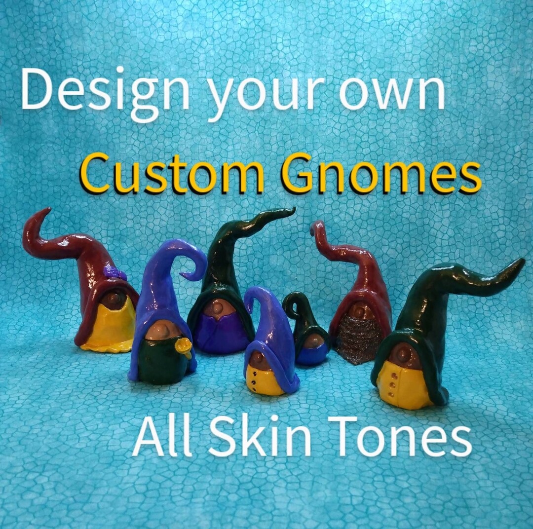 Gnomes of Any Skin Color, Can Hold Toys, Game Controller Phones, Tools ...