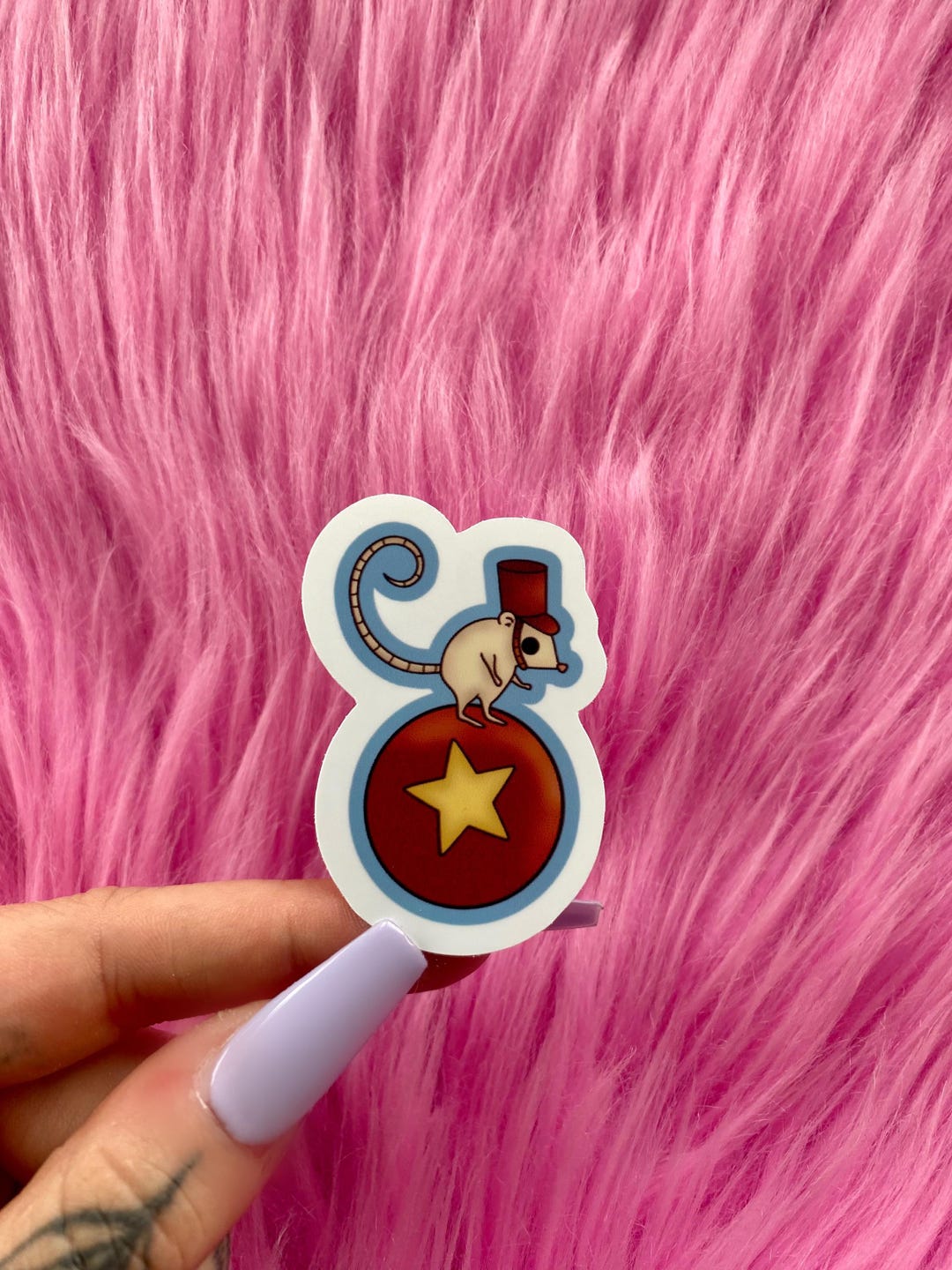 Coraline Jumping Circus Mouse Sticker | Premium Vinyl for Scrapbook ...