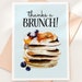 Thanks a Brunch Card Download Printable Brunch Thank You - Etsy