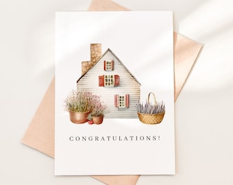 Housewarming Congratulations Card Download, New Home Greeting Card ...