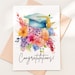 Colorful Graduation Card Download, Printable Congratulations Greeting ...