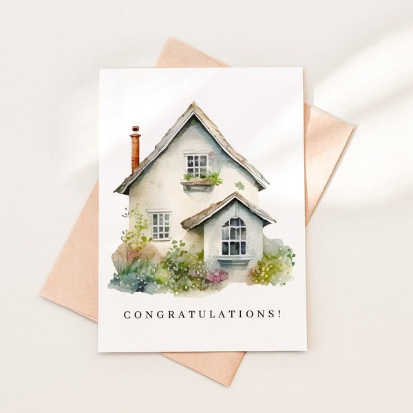 Printable Card New House - Etsy