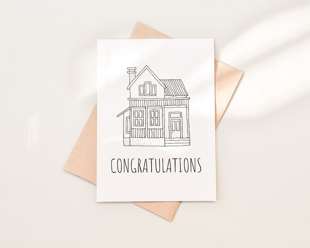 New Home Congratulations Card Download, Printable Housewarming Greeting ...