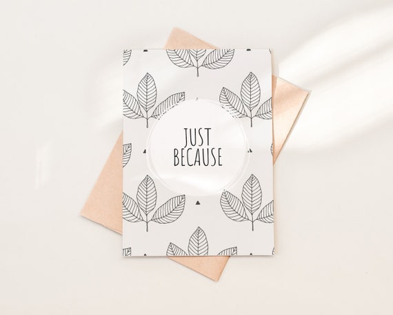 Just Because Printable Cards Just Because Card Etsy UK