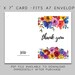 Bright Colorful Flowers Thank You Card Template Download, Printable ...