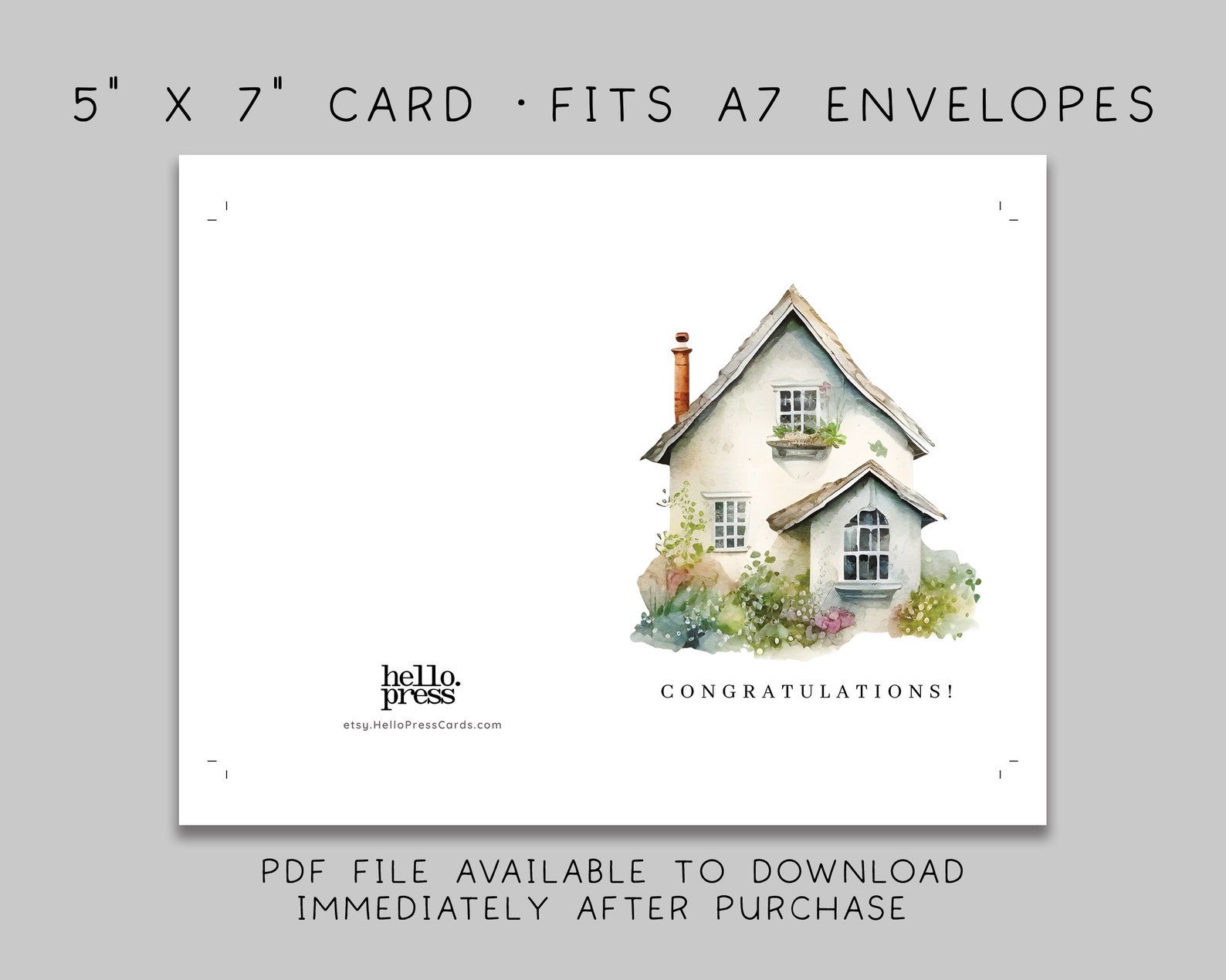 Housewarming Congratulations Card Download, New Home Greeting Card ...